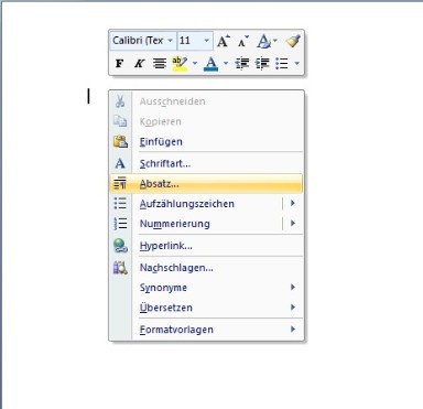 Word Absatzformatierung - Office-Lernen.com