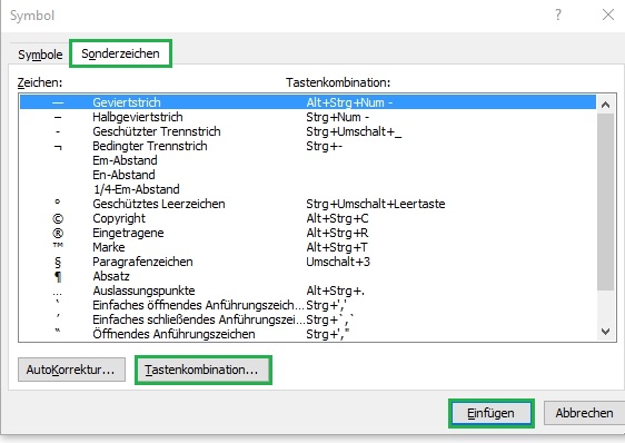 Symbole und Sonderzeichen in Word einfügen - Office-Lernen.com