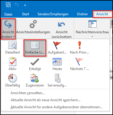 Ansicht ändern - Office-Lernen.com