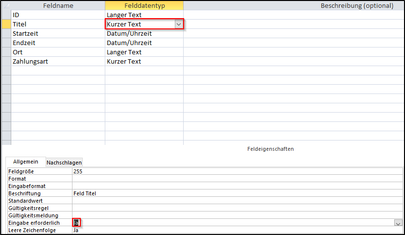 Pflichtfeld einfügen - Office-Lernen.com