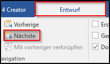 Word: Verschiedene Kopf- und Fußzeilen erstellen - Office-Lernen.com ...