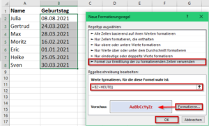 Excel bedingte Formatierung - Office-Lernen.com