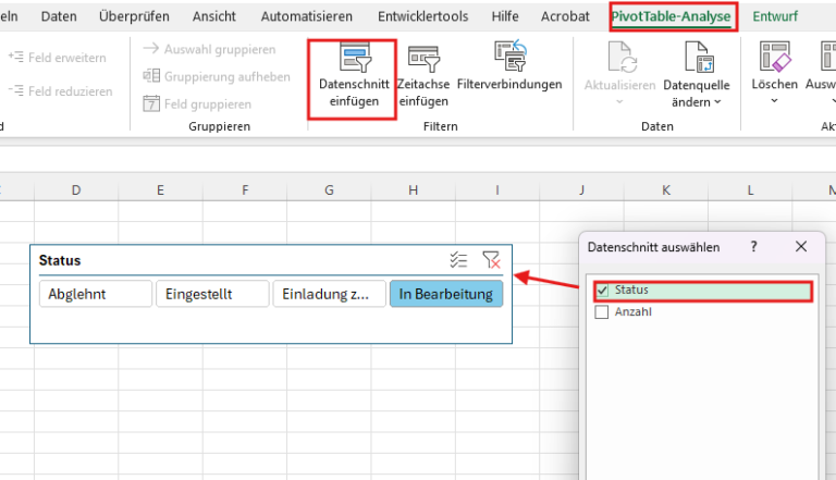 Interaktives Ringdiagramm in Excel erstellen - Office-Lernen.com