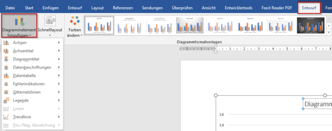 Diagramm in Word erstellen und bearbeiten - Office-Lernen.com