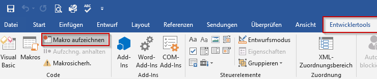 Word: Wie erstellt man eine Makro? - Office-Lernen.com