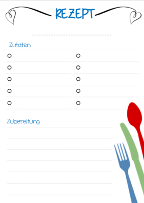 Word: Kostenlose Rezeptvorlagen - Office-Lernen.com