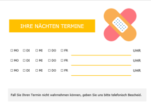 Word: Kostenlose Terminzettel Vorlagen - Office-Lernen.com