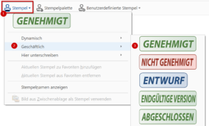 Digitalen Stempel zur einer PDF-Datei hinzufügen und ausfüllen - Office ...